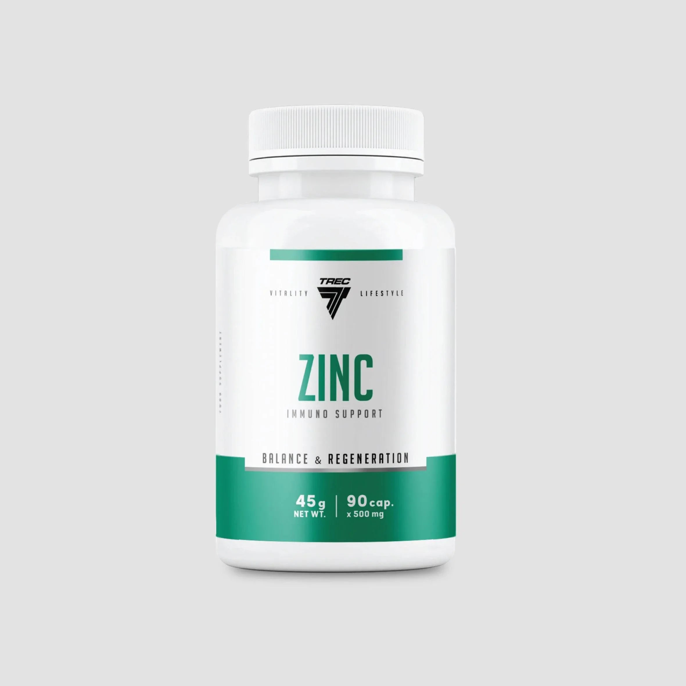 TREC ZINC | 90 Caps | Highly Absorbable Zinc Supplement | QIMIA ...